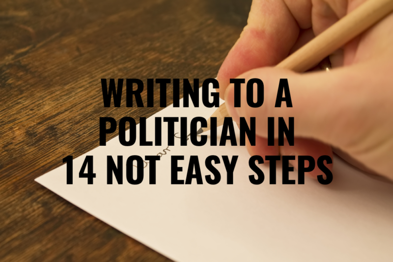 How to write to your MP and the relevant government minister about an ...